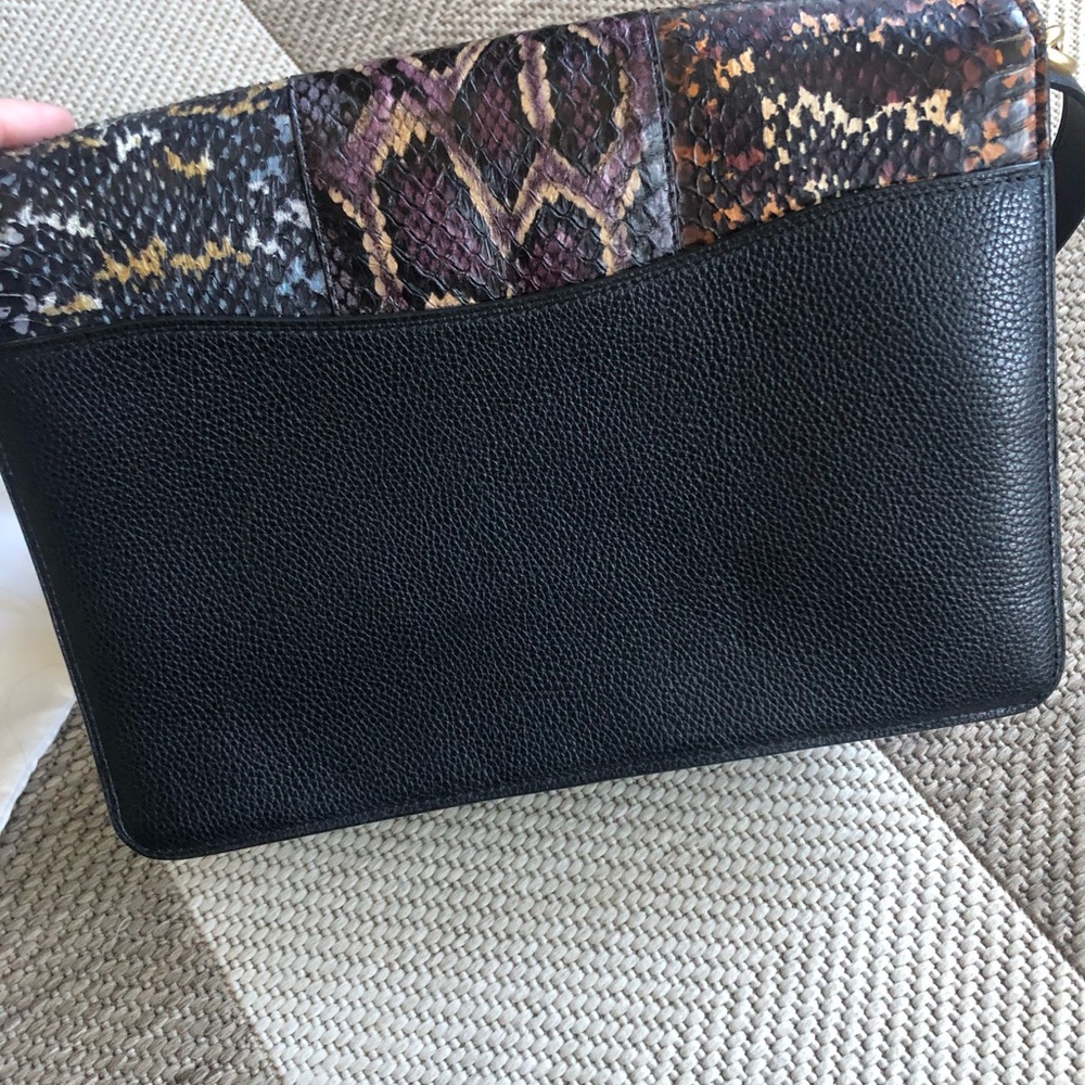 Rare! Coach Tabby Purse Black With Python - Gem